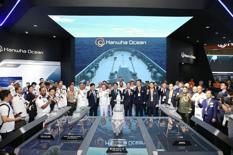 [MADEX 2023] 기술력의 한화오션, 오렌지빛 대항해에 나서다